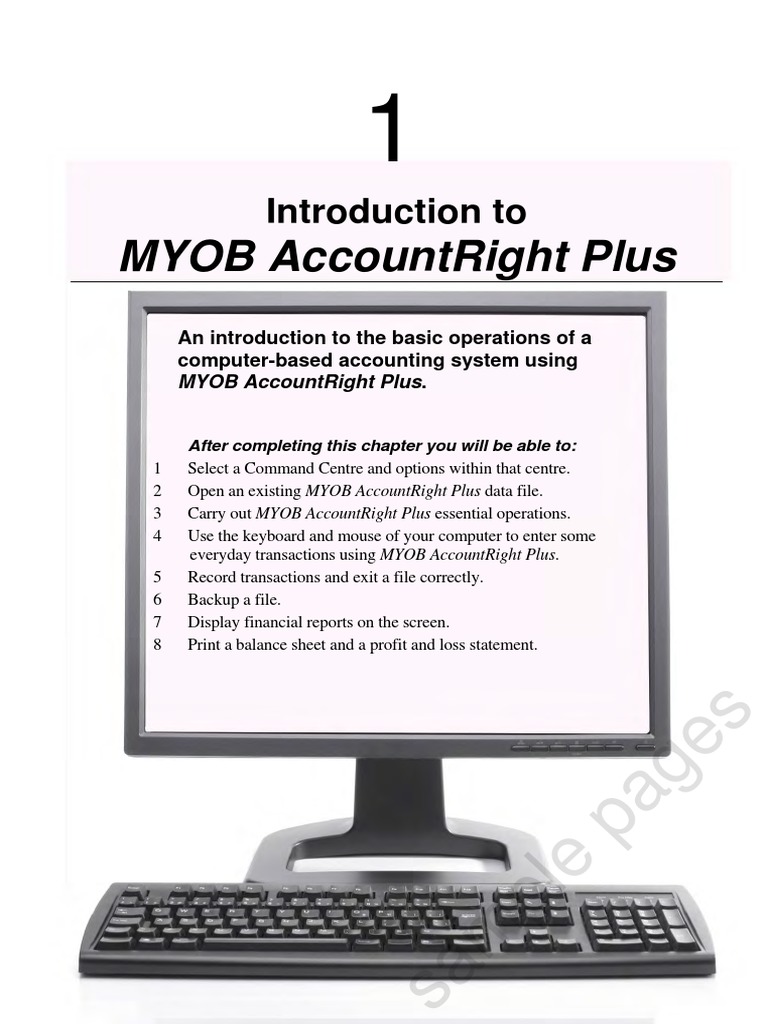 MYOB Basics for Learners | PDF | Menu (Computing) | Computer File