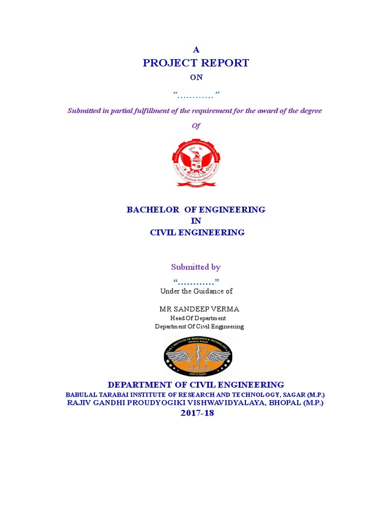 RGPV Format 2 | PDF | Thesis | Academic Degree