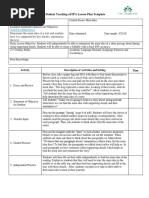 Formal Lesson Plan Ela First Grade | PDF | Reading Comprehension ...