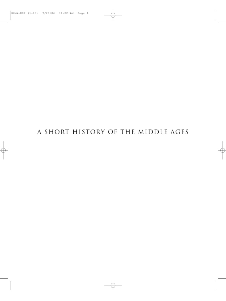 A Short History of The Middle Ages 2nd Edition | PDF | Athanasius Of ...