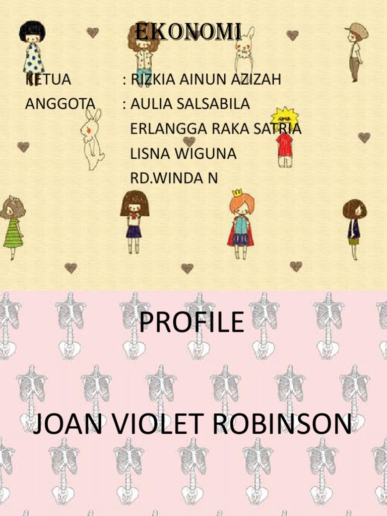 Tokoh Ekonomi Joan Violet Robinson | PDF