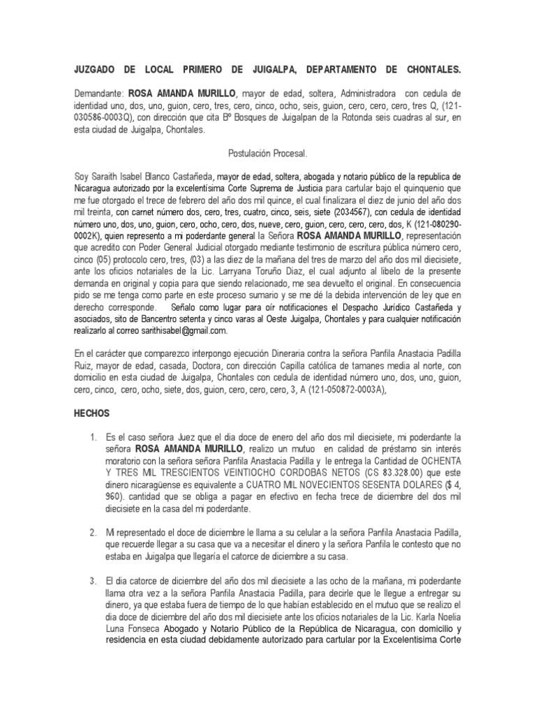 Ejecucion Forzosa | PDF | Demanda judicial | Virtud Ejecucion Forzosa | PDF | Demanda judicial | Virtud