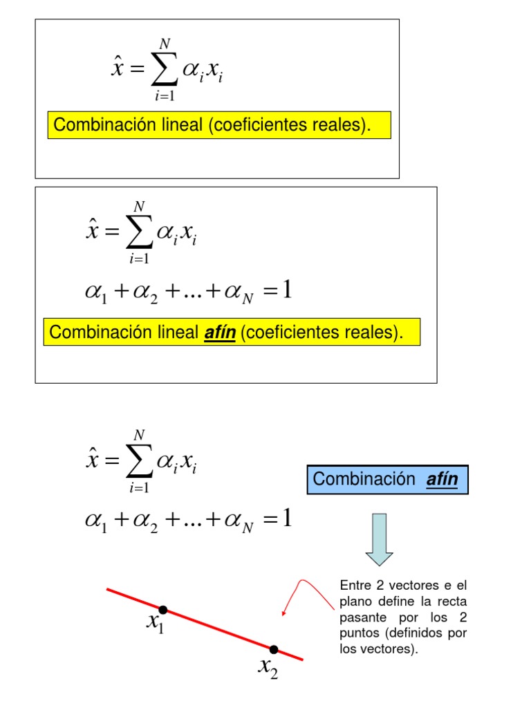 Combinaciones Lineales | PDF | Métodos y materiales de enseñanza