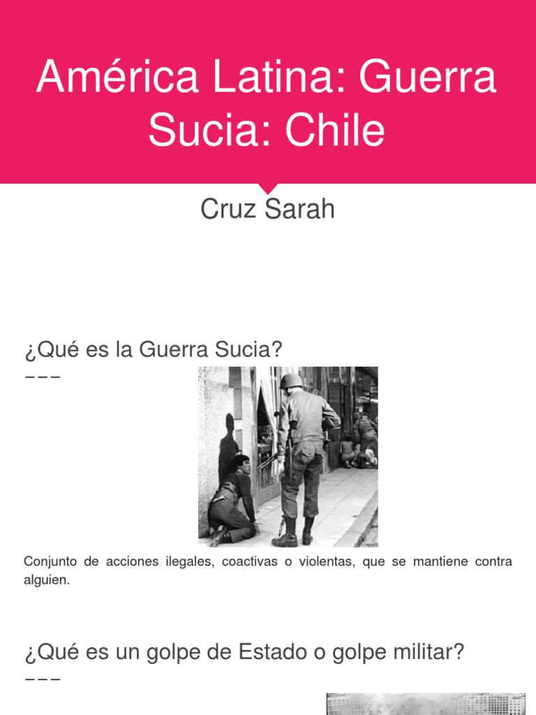 Guerra Sucia en Chile: Contexto y Consecuencias | PDF | Augusto ...