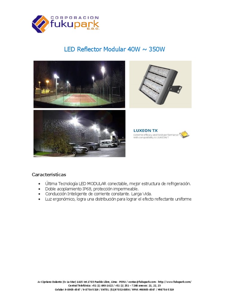 Led Reflector 40w | PDF | Tecnología