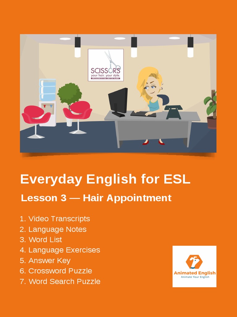 Hair Appointment English Lesson | PDF | Hairdresser | Linguistic Typology