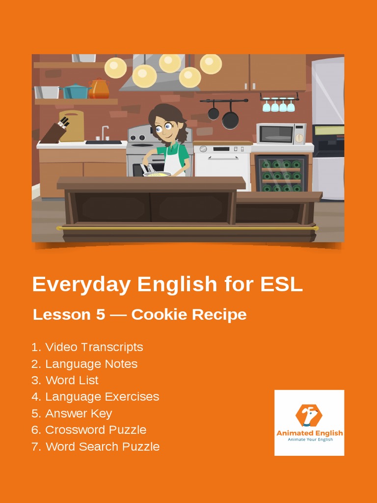 ESL Lesson: Cookie Recipe Guide | PDF | Biscuit | Breads