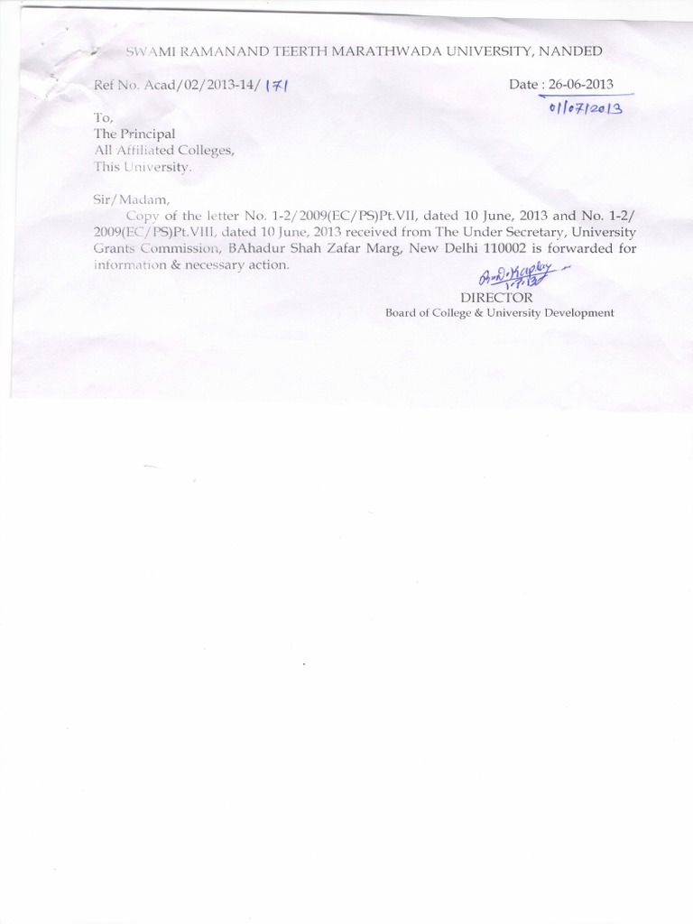 Ugc Non Compoundable Increments | PDF