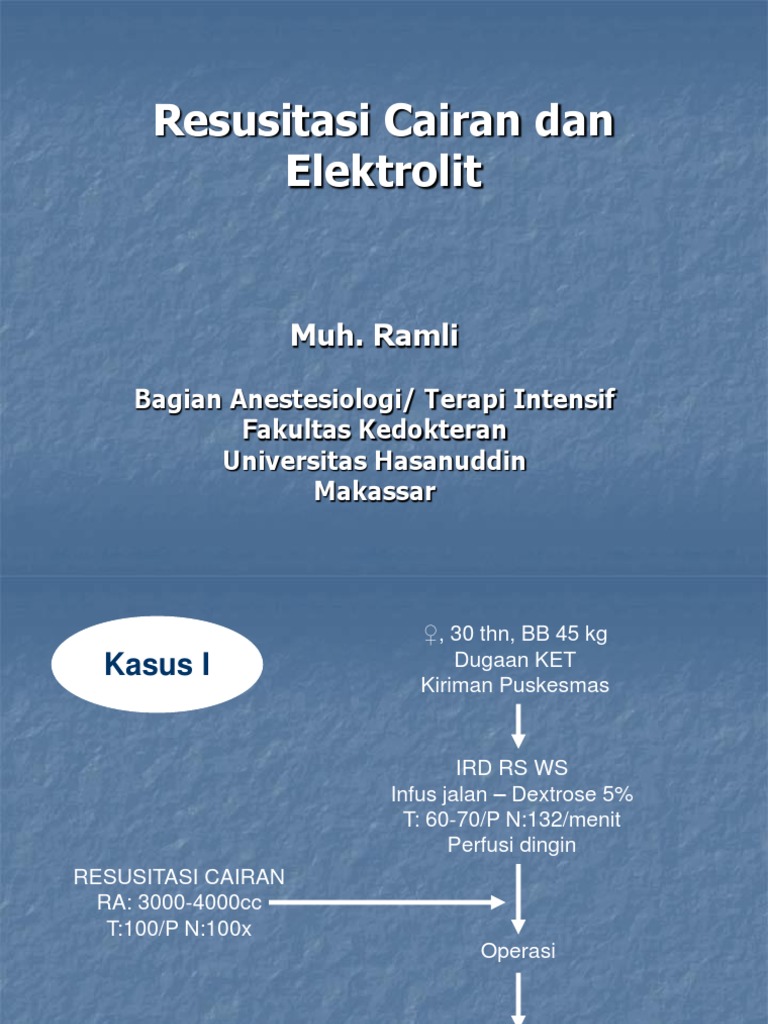 Resusitasi Cairan (MR) | PDF