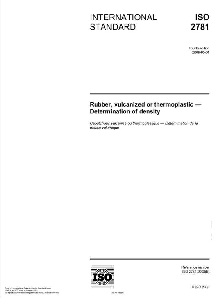 Iso 2781 2008 | PDF