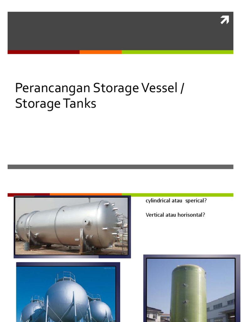 Desain Optimal Storage Vessel dan Tangki | PDF