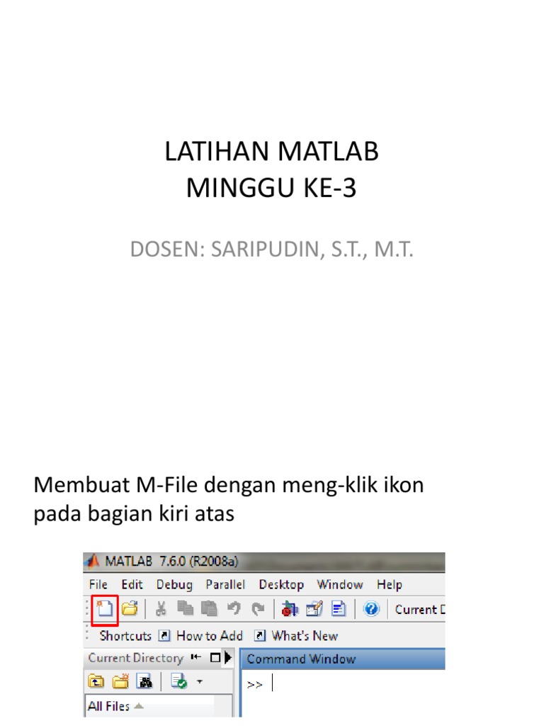 Belajar Matlab | PDF