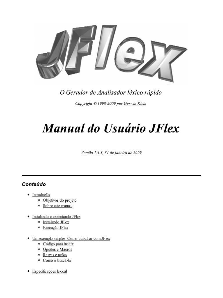 Manual Usuario JFlex | PDF