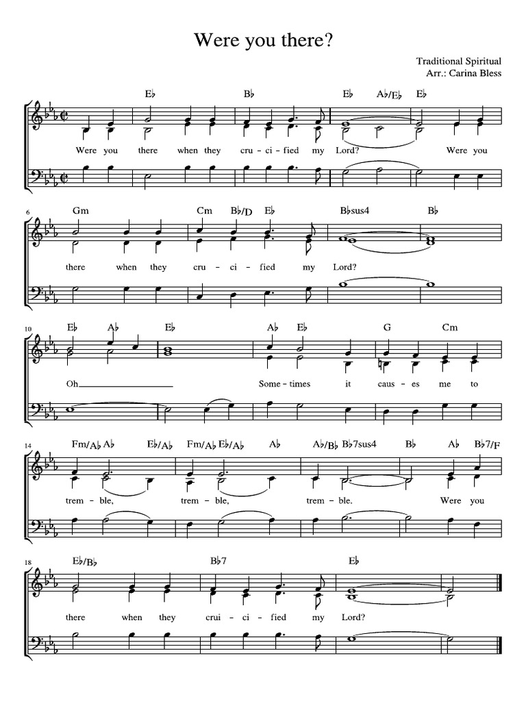 Were You There | PDF