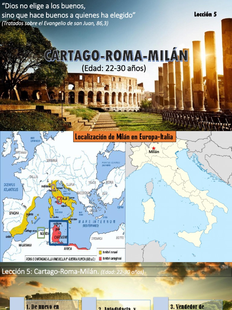 Lección 5 Cartago Roma Milán | PDF
