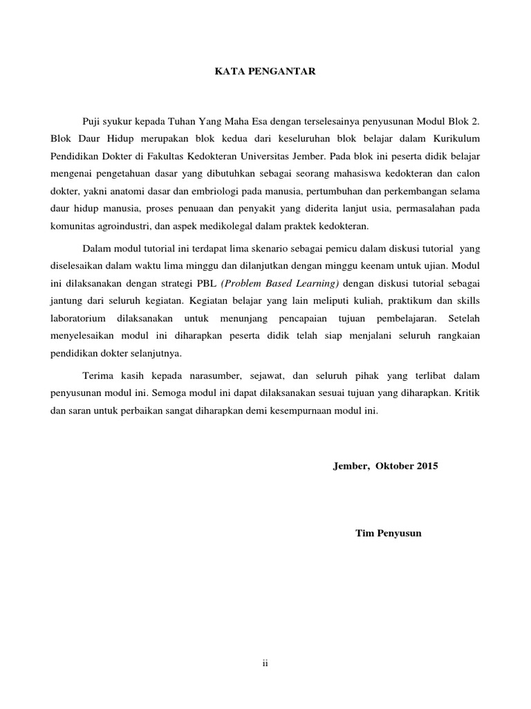 2.kata Pengantar - Daftar Isi Modul | PDF
