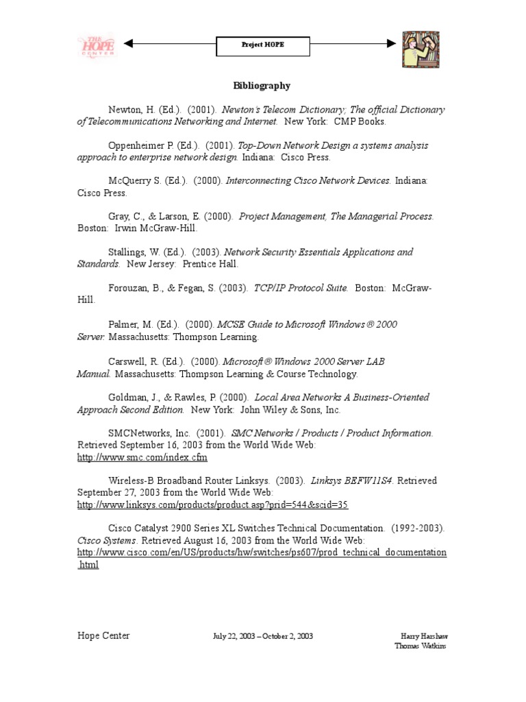 Bibliography | PDF | Cisco Systems | Computer Network