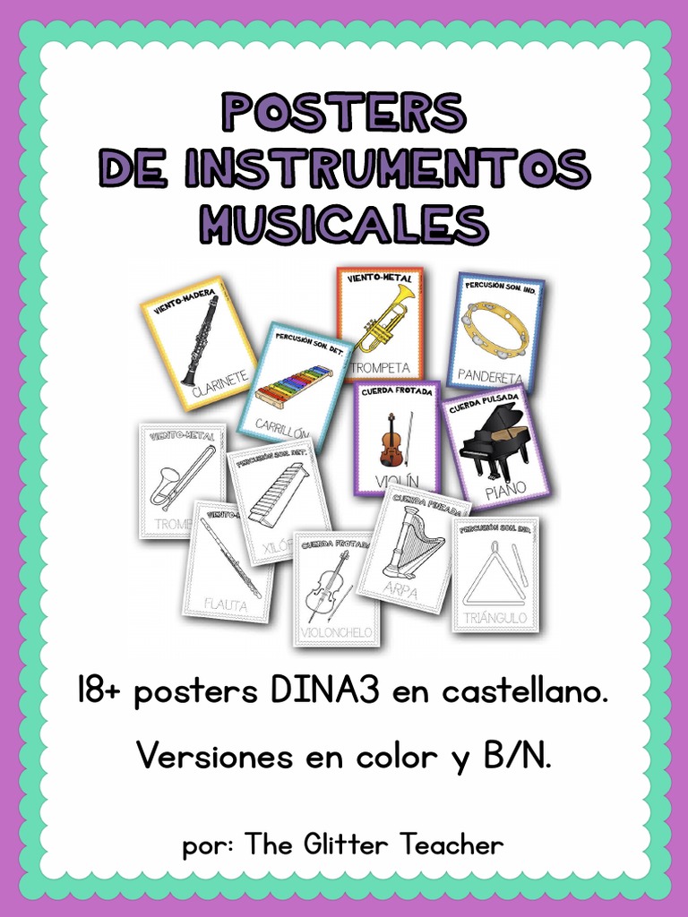 Fichas de Instrumentos PDF | PDF | Contrabajo | Trompeta