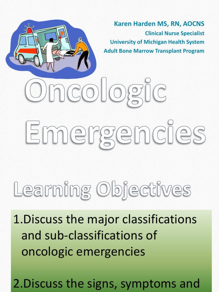 Oncology Emergency | Diseases And Disorders | Medicine