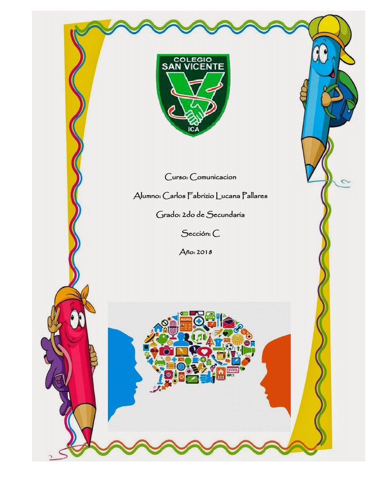 Carátulas para Cursos de Secundaria | PDF