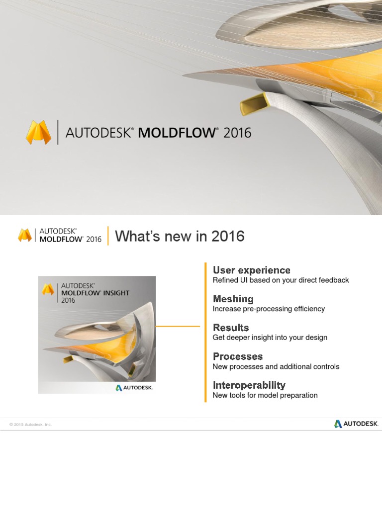 Autodesk Moldflow 2016 Whats New Presentation | PDF | 3 D Computer ...