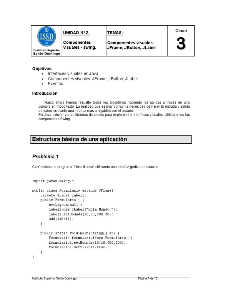 Clase-3 Programación en Java | PDF | Java (lenguaje de programación ...