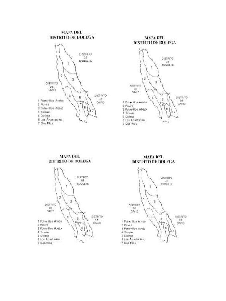 Mapa de Dolega 4 en Pagina | PDF