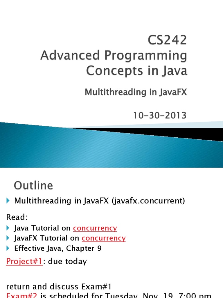 Javafx Thread Pdf Thread Computing Concurrency Computer Science