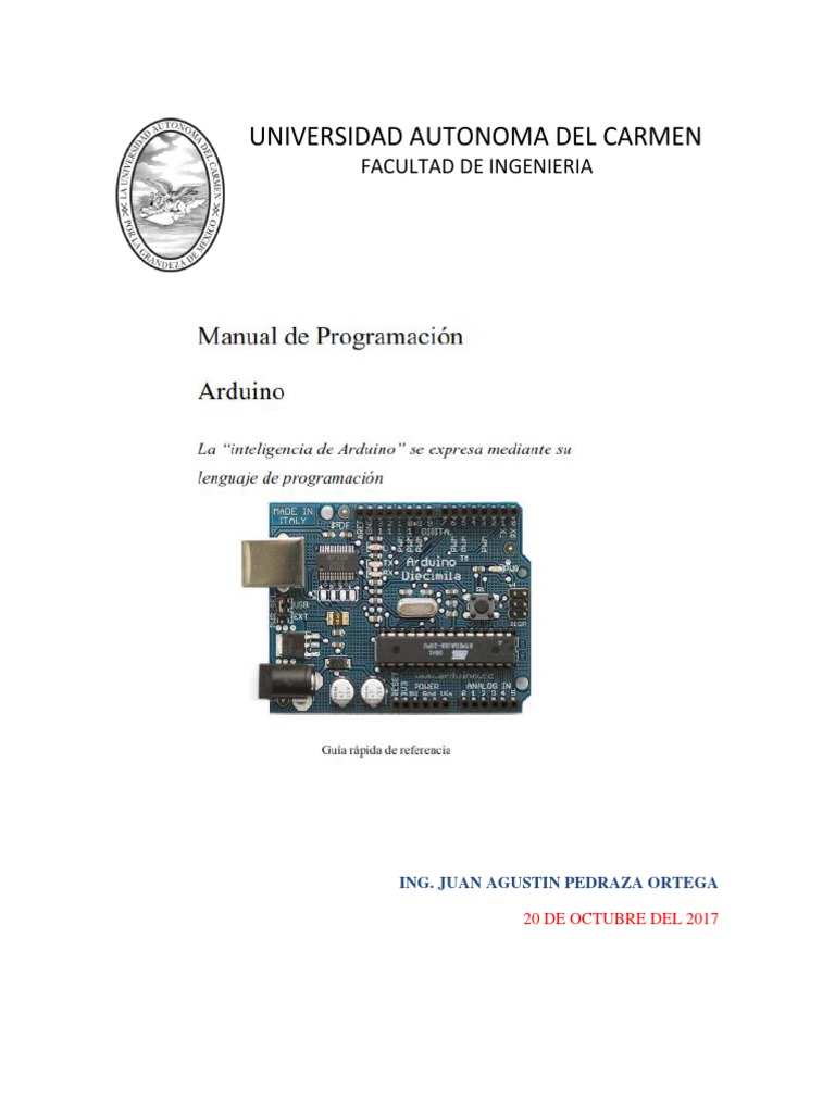 Manual Del Arduino en Español | PDF | Programa de computadora | Programación