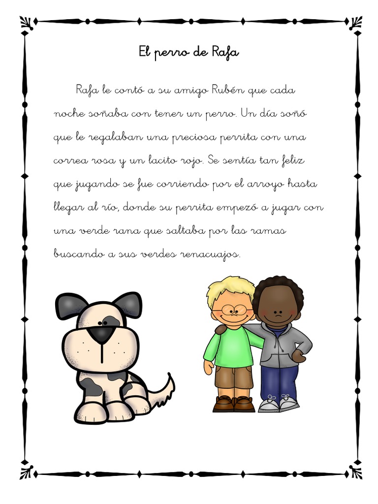 Cuentos Con Fonemas La Letra “R”EL PERRO de RAFA