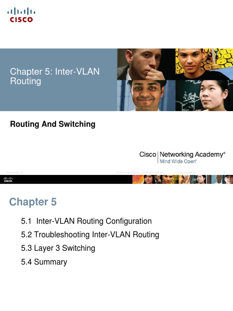 Chapter 5: Inter-VLAN Routing | PDF | Router (Computing) | Network Switch