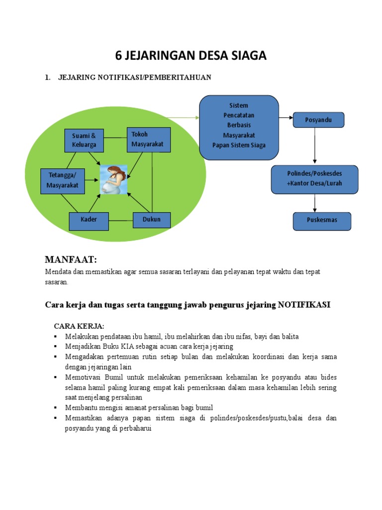 6 Jejaring Desa Siaga | PDF