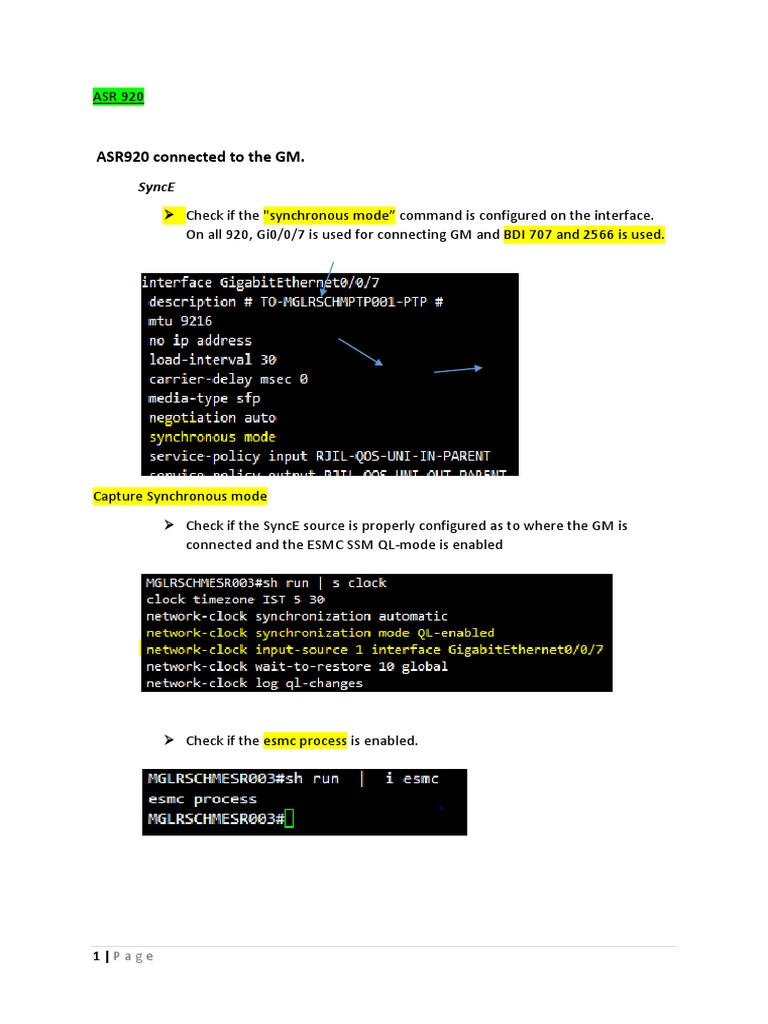 Clocking Command Reference Guide | PDF | Networking Standards ...