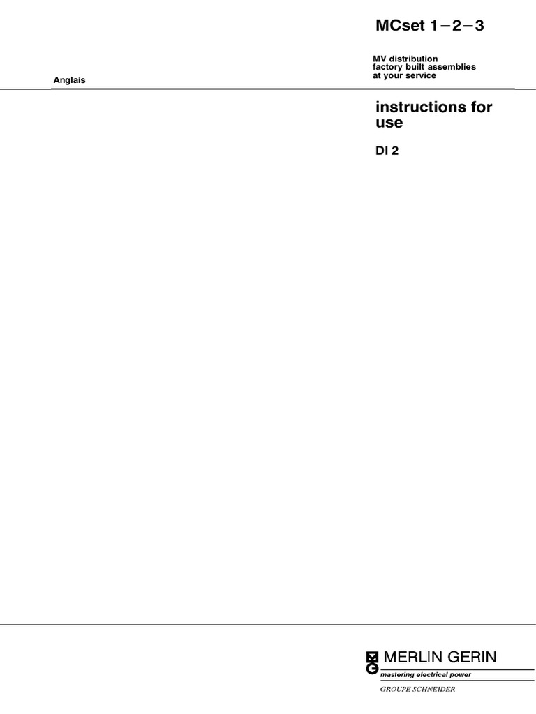 Mcset 1-2-3: MV Distribution Factory Built Assemblies at Your Service ...