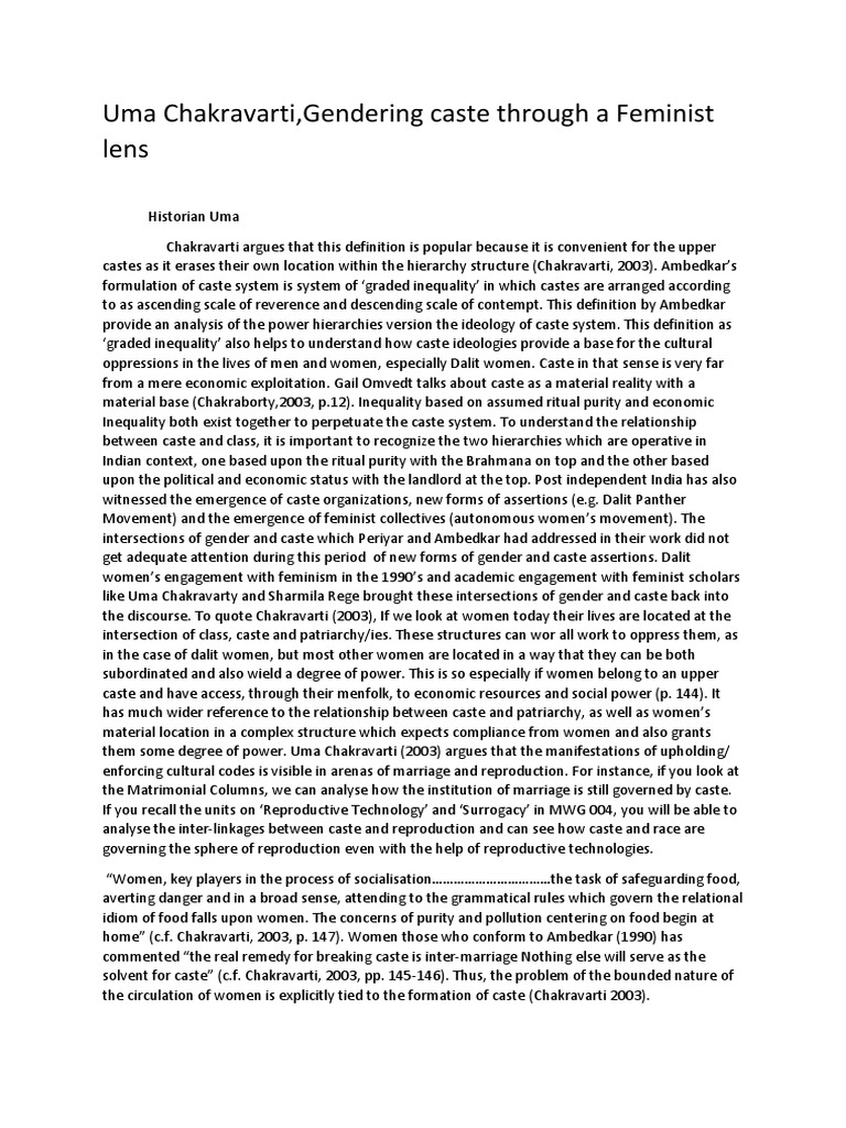 Final | PDF | Feminism | Gender Studies