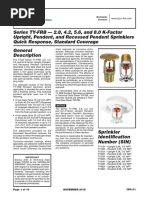 Tyco TY313+TY323 TFP172 - 09 - 2022 | PDF | Fire Sprinkler System ...