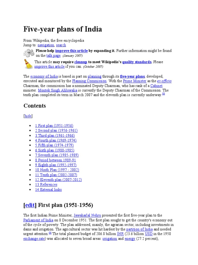 5 Year Plans | PDF | Economic Growth | Economies