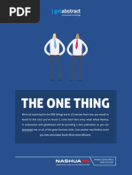 The One Thing by Gary Keller and Jay Papasan | PDF