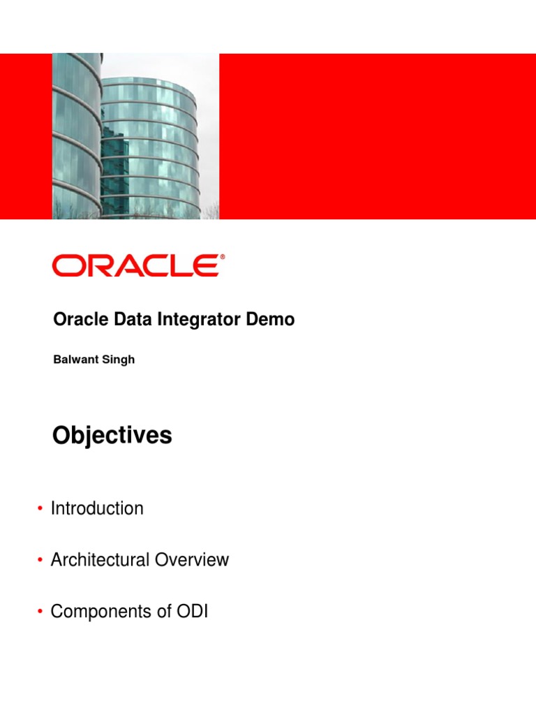 Oracle Data Integrator Overview and Components | PDF | Metadata | Component Based Software ...
