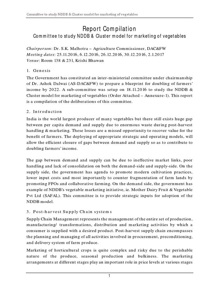 Report Compilation | PDF | Retail | Milk