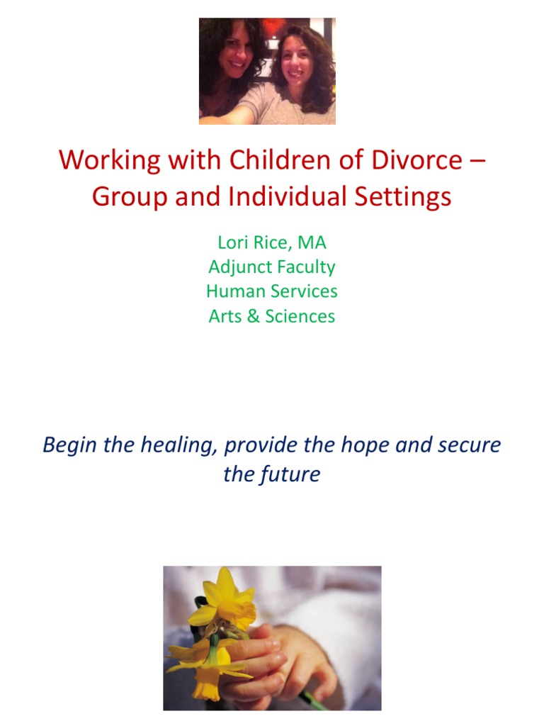 Working With Children of Divorce | PDF | Stepfamily | Psychological ...