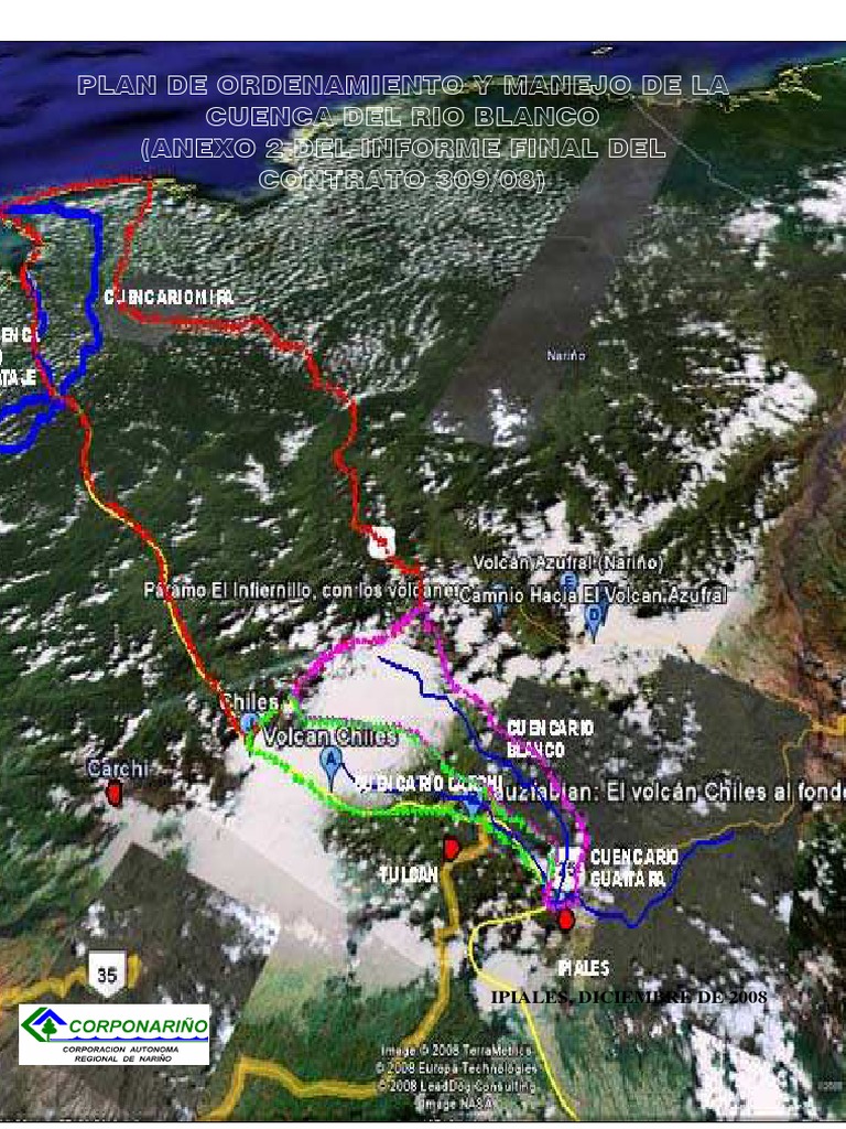 Plan de Ordenamiento de Cuenca Rio Blanco | PDF | Precipitación | Río