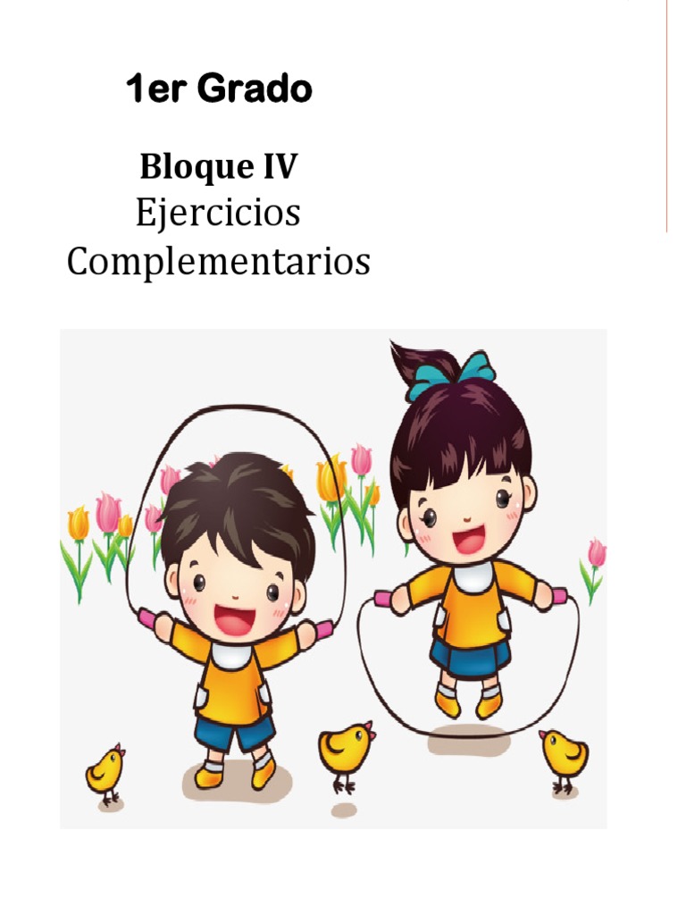 1er Grado - Bloque 4 - Ejercicios Complementarios | PDF | Tigre | Ocio