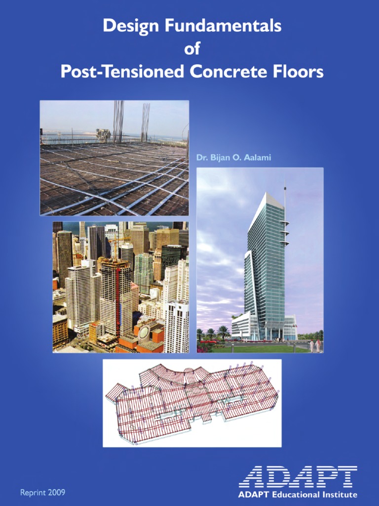 Design Fundamentals of Post-Tensioned Concrete Floors - Aalami | PDF