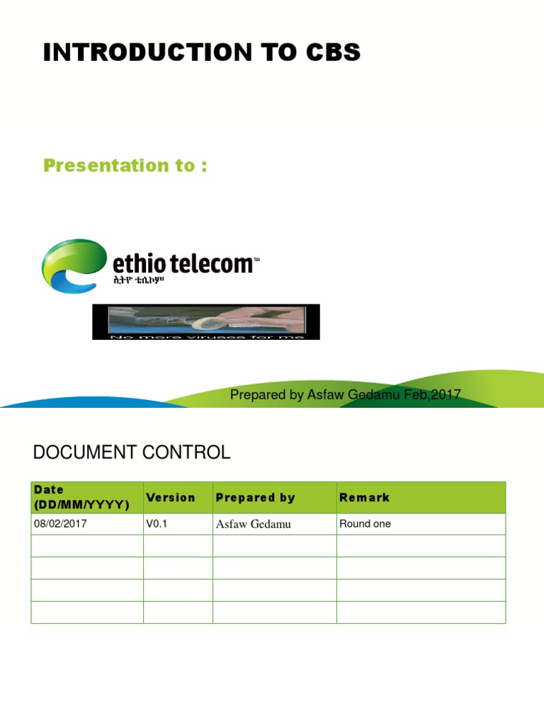 Introduction To CBS | PDF | Prepaid Mobile Phone | Point Of Sale