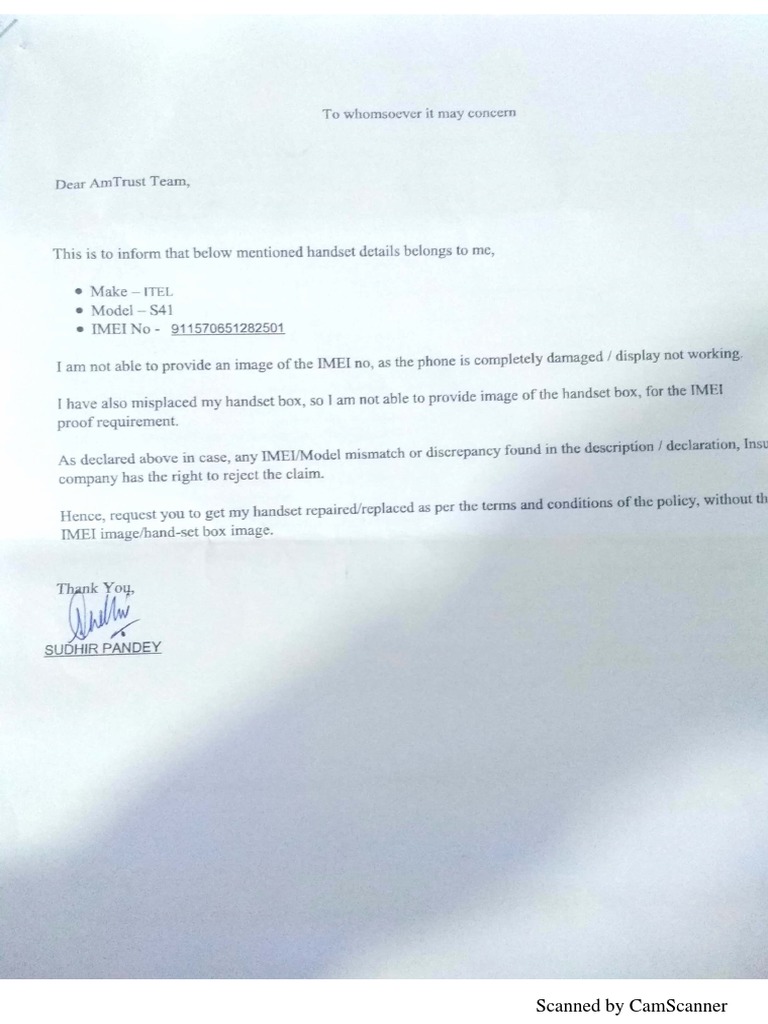 Self Declaration | PDF