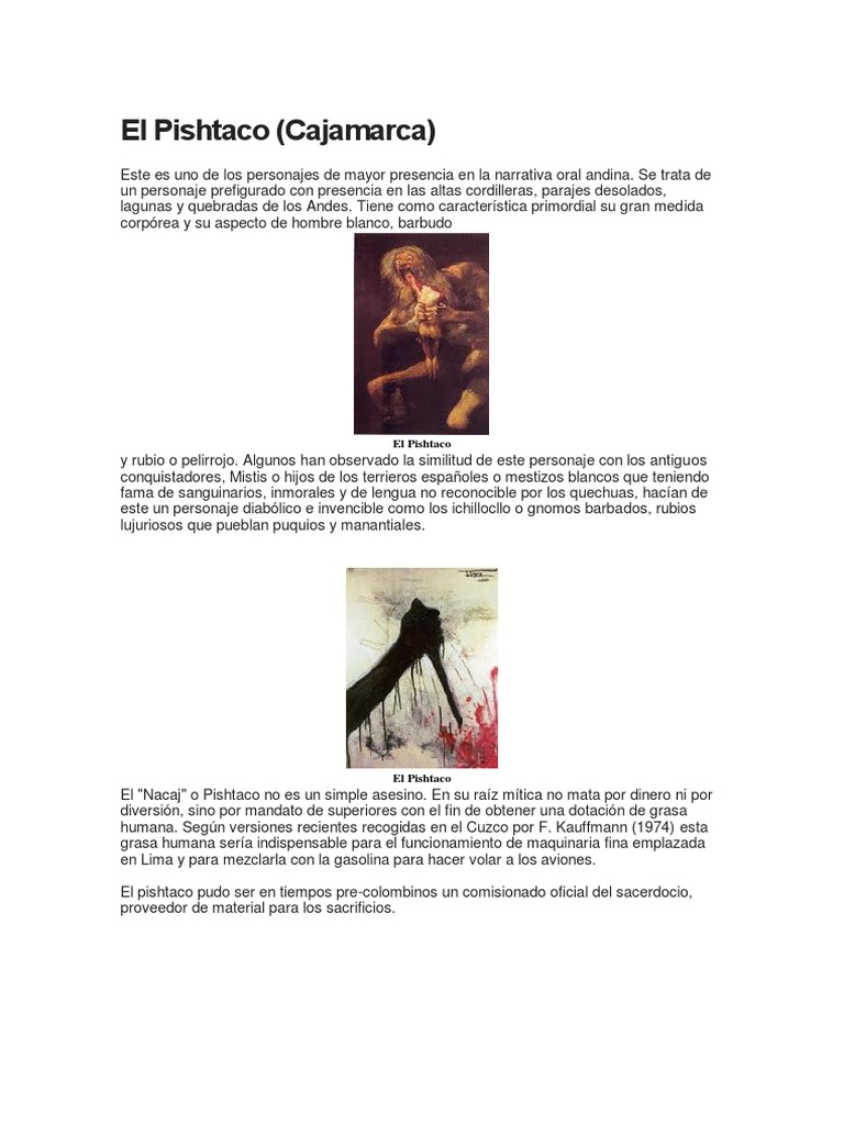 El Pishtaco | PDF
