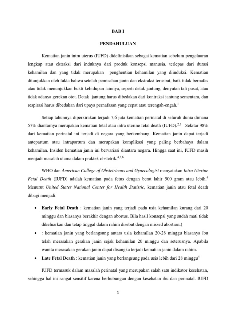 Laporan Kasus Iufd | PDF