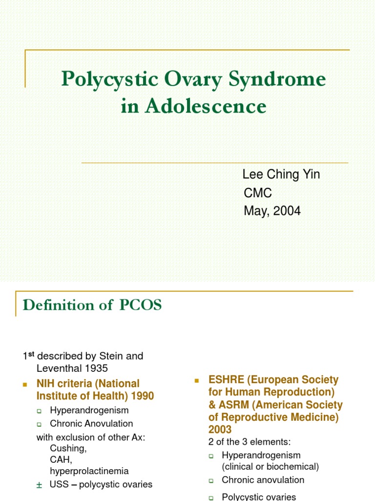 Pcos | PDF | Polycystic Ovary Syndrome | Luteinizing Hormone