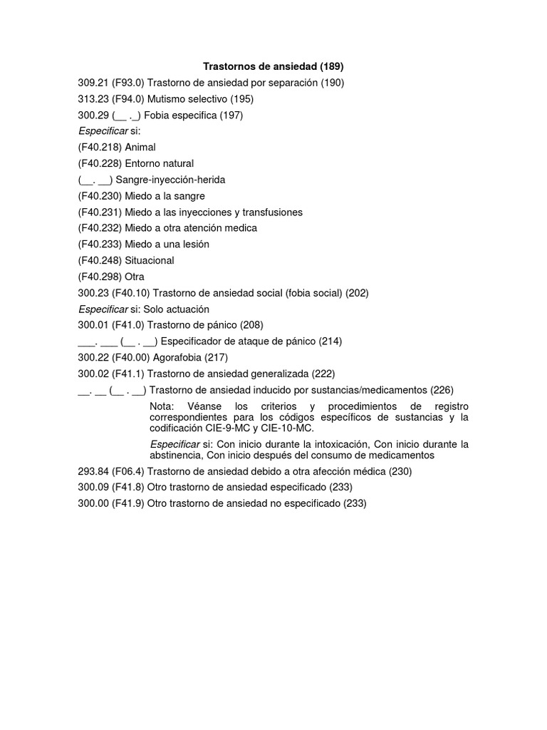 Trastornos de Ansiedad Dsm-5 | Trastorno de ansiedad | Ansiedad | Prueba gratuita de 30 días ...
